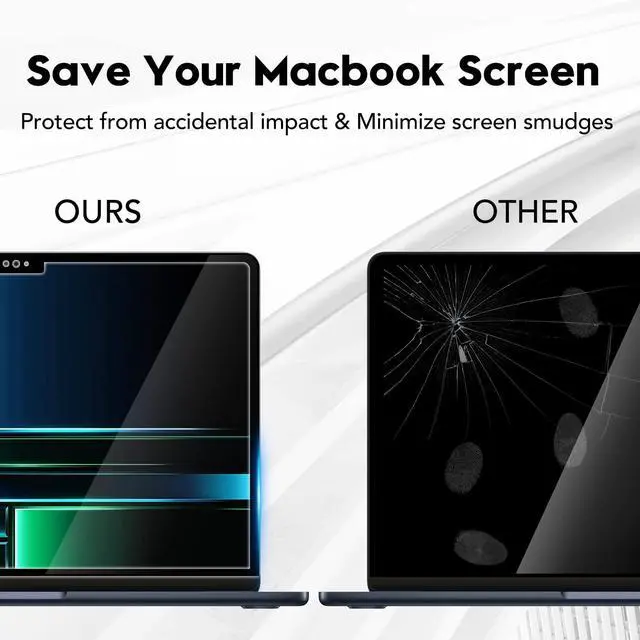 Tempered Glass Laptop Screen Protector for MacBook Pro 16 Inch (M3 Pro ...
