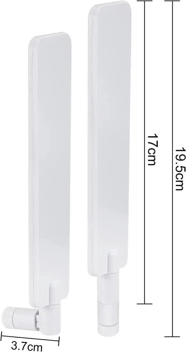 4G 5G LTE Antenna 9dBi SMA Male Cellular White SMA Antenna for Wireless ...