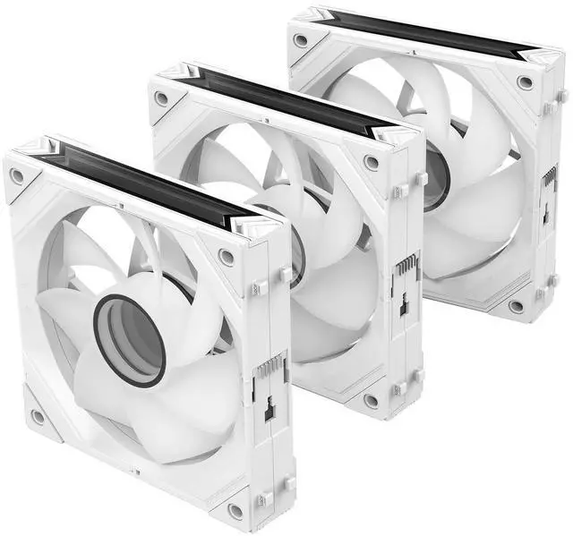 RUIX J1 120mm ARGB PWM Case Fan 3-Pack, Tool-Free Snap-On Connection ...