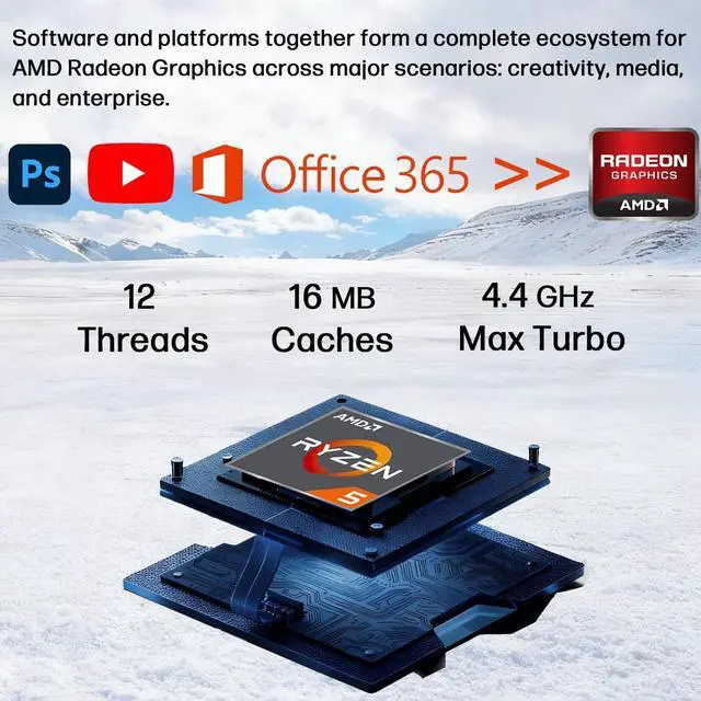 Lenovo ThinkBook 16 Gen 7 Business Laptop (16" FHD+ Anti-Glare, AMD ...