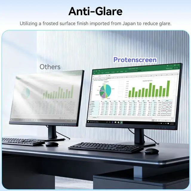 [2-Pack] 32 Inch Anti Blue Light Screen Protector Compatible With ...