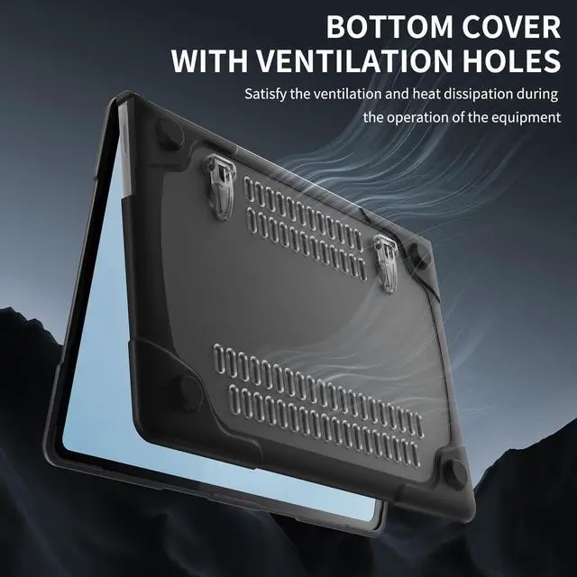Lepeoac Heavy Duty Case for Microsoft Surface Laptop 13.8 inch, 2024 ...