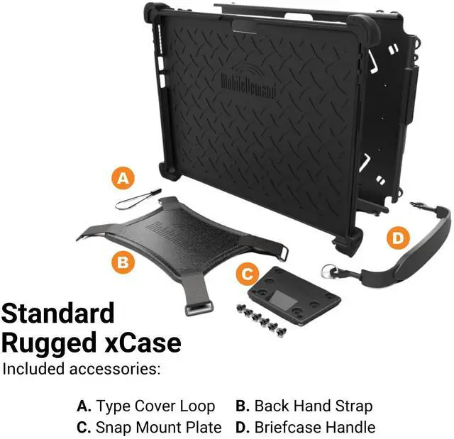 MobileDemand Ultra Rugged Standard Case for Microsoft Surface Pro 9 ...
