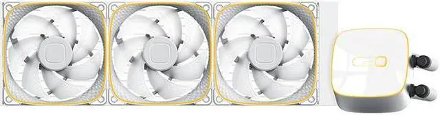 Geometric Future Eskimo Junior - 360mm AIO CPU Liquid Cooler- Three RGB ...