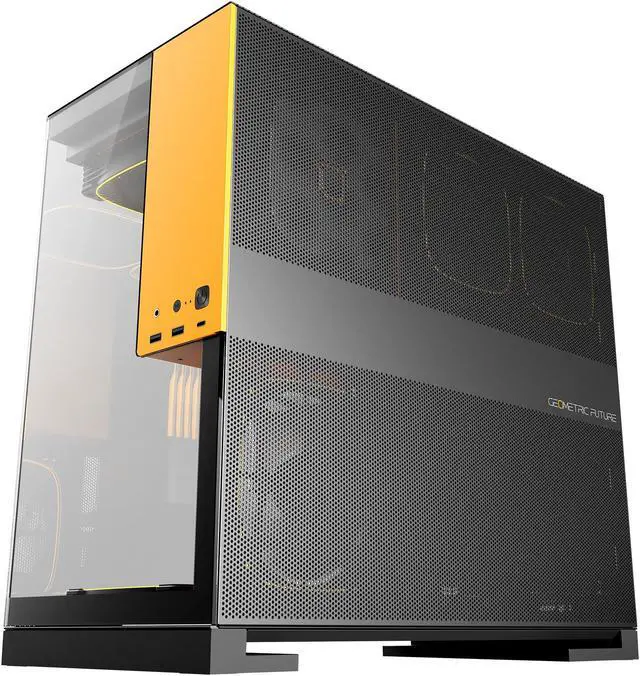 Geometric Future M5 Tempered Glass Mid Tower, E-ATX/ATX Gaming Case, 1 ...