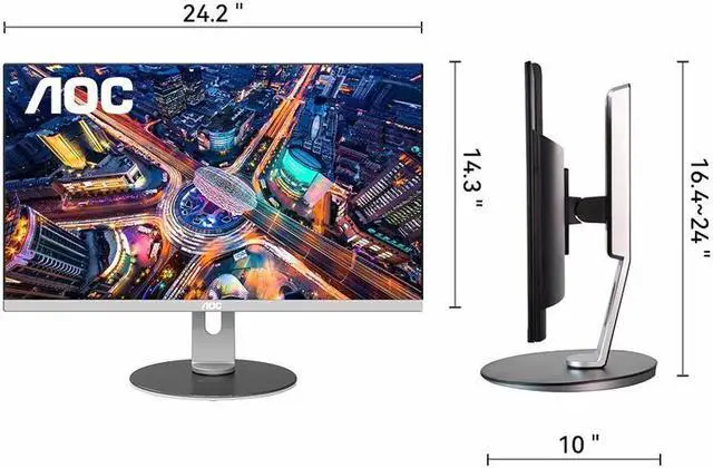 AOC All-in-One Gaming Computer PC 27" FHD AMD R7 5700G SSD Processor up ...