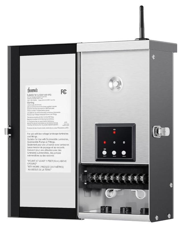 Smart Low Voltage Landscape Transformer Outdoor Timers For Lights Wifi ...