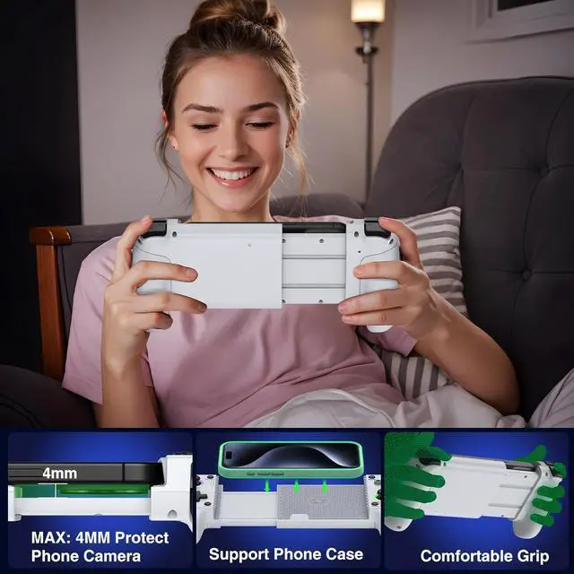 Phone Controller for iPhone/Android - Mobile Gaming Controller with ...