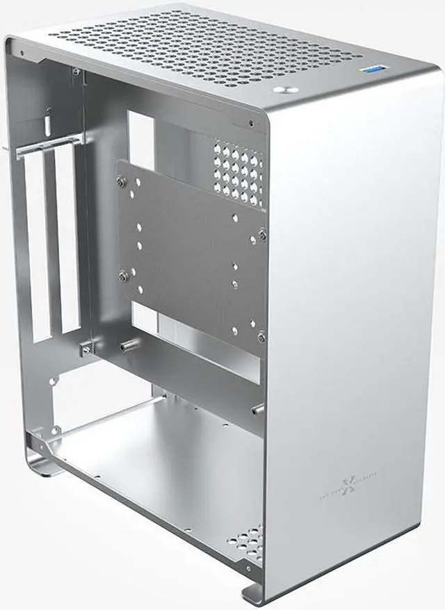 Zzew A1p Mini Itx Pc Case Mini Itx Micro Itx Computer Case Requires 1u Flex Psu Silver Full