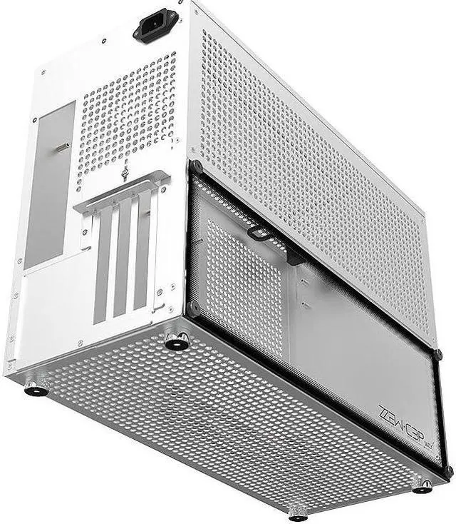 ZZEW C3P MATX/ITX Computer Case, Silver Full Aluminum Micro ATX Mini ...