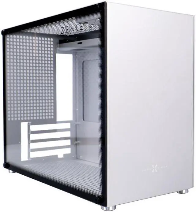 ZZEW C2M mATX/ITX/DTX Case Aluminum Gaming PC Case with Tempered Glass ...