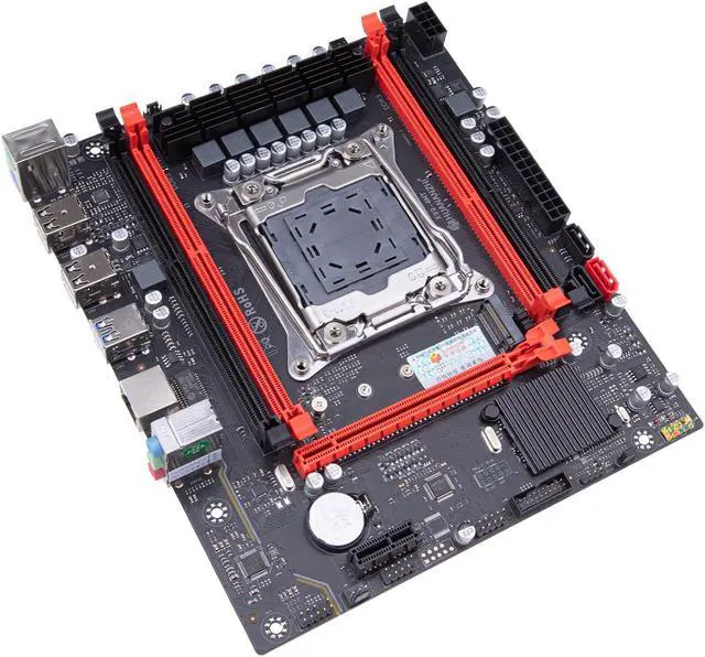HUANANZHI X99 4MT LGA 2011-3 X99 Motherboard E5 2673 2676 2666 2678 2696 V3 V4 support DDR3 RECC ...