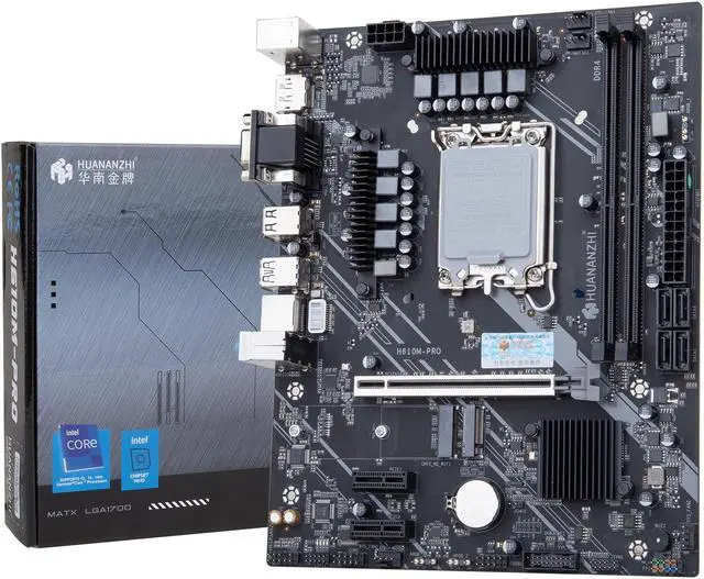 HUANANZHI H610M PRO M-ATX DDR4 Motherboard Support 12 13 Gen H610 Intel ...