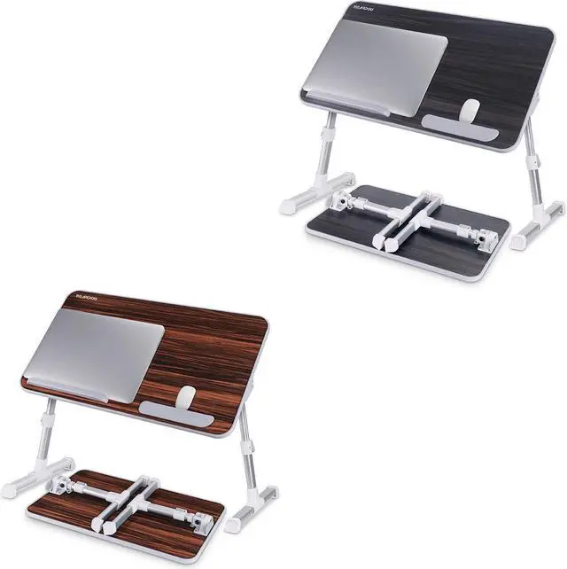 Laptop Bed Table NEARPOW Adjustable Laptop Bed Tray for Computer and Laptop Bed Stand Laptop Desk for Bed Lap Desk for Adults for Eating and Writing in Sofa and Couch Newegg