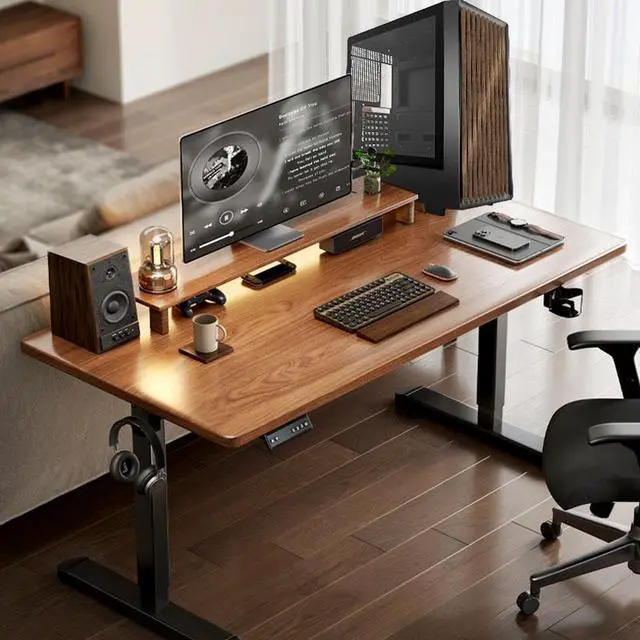 GPERHUAN Wood Front - Mesh Side Panels - ATX Airflow Mid Tower PC ...