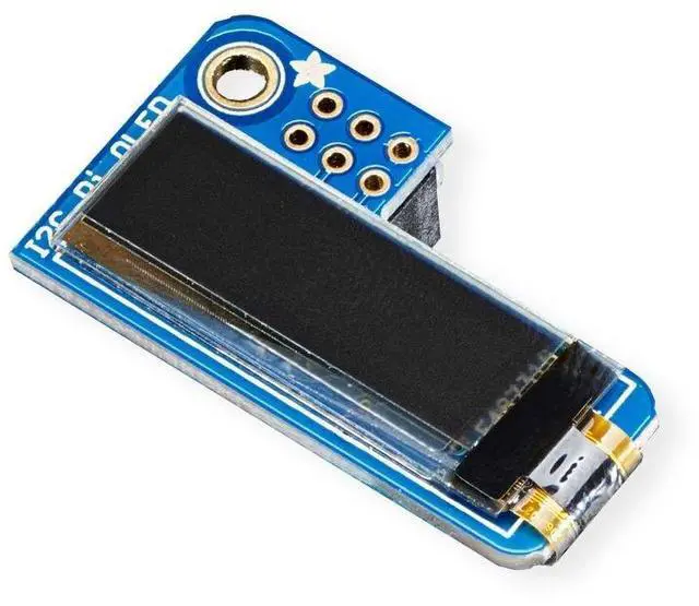 Adafruit [3527 PiOLED - 128x32 Monochrome OLED Add-on for Raspberry Pi ...