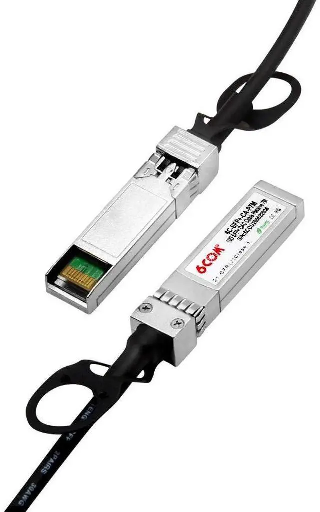 10G SFP+ DAC Twinax Cable, 2 M (6.6ft) Passive Twinax Cable, Direct ...