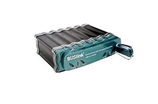 BUSlink CipherShield 5TB USB 3.0 AES 256-bit Encryption External Drive ...