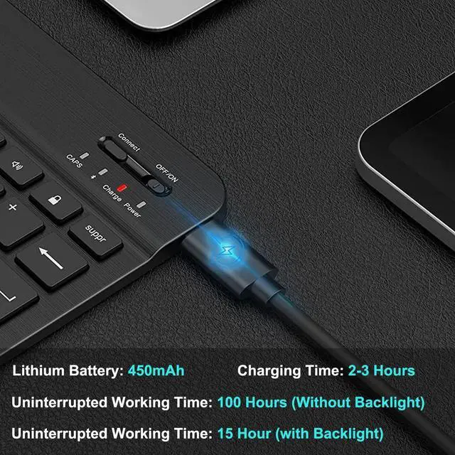 Nanhent Case with Keyboard for Xiaomi Pad 6 / Pad 6 Pro 11 Inch 2023 ...