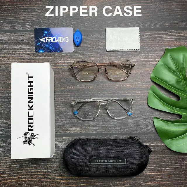 ROCKNIGHT Anti-Eyestrain and Headache Blue Light Blocking Glasses for ...
