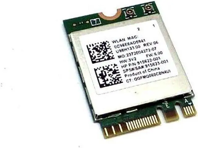 New HP 915623-001 Realtek RTL8822BE 802.11AC ABGN Bluetooth 4.2 NGFF ...