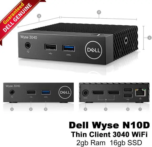 Dell Wyse 3040 - Thin Client Systems - Thin Client - Intel Atom X5 ...
