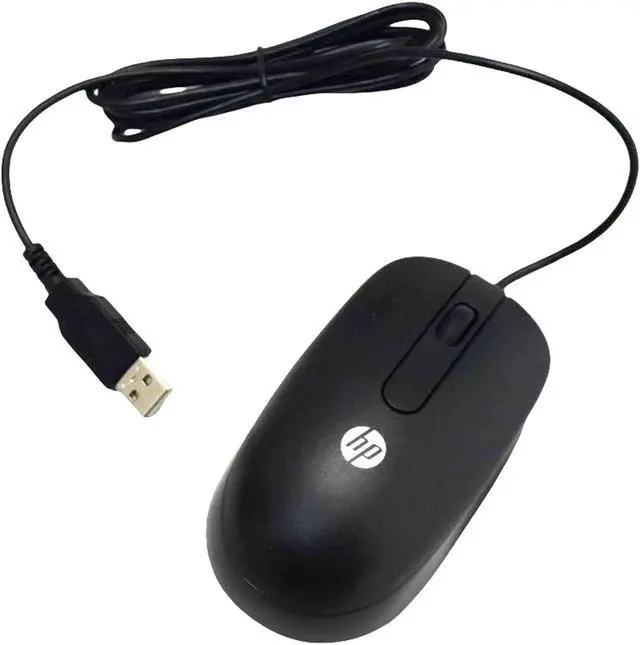 NEW OEM HP Black USB Mouse 2-Button with Scroll Wheel - 672652-001 ...