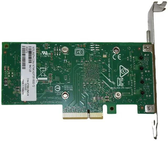 Intel X550-T2BLK Dual Port 10GbE PCIe 3.0 x8 Network Adapter High ...