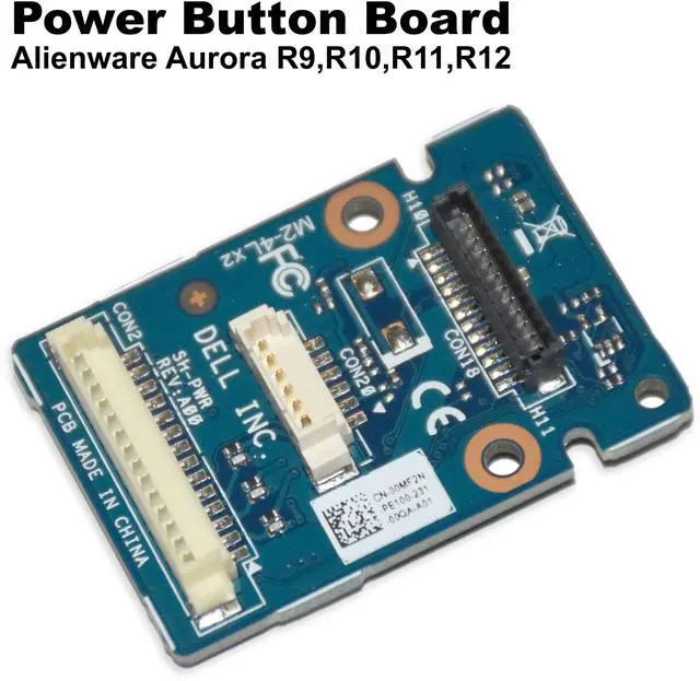 Dell Alienware Aurora R9, R10, R11, R12 Power Button Board 0MF2N ...