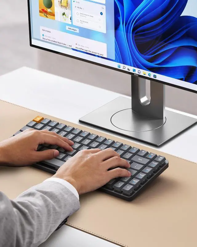 ProtoArc MECH K201 Compact Wireless Mechanical Keyboard, 2.4GHz Small ...