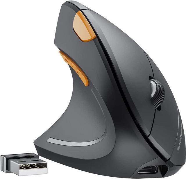 Left Handed Bluetooth Mouse ProtoArc EM13 Wireless Ergonomic Vertical Mouse Rechargeable Left Hand Mice with 3 Adjustable DPI 3 Device Connection Compatible for PC iPad MacOS Windows Black Newegg