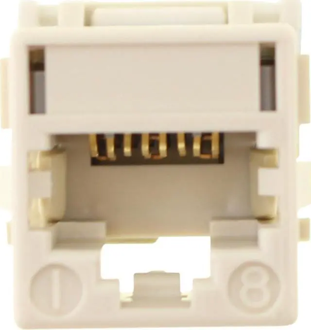 Commscope UNJ600-AL Uniprise Cat6 M-Series Modular Jack, Almond ...