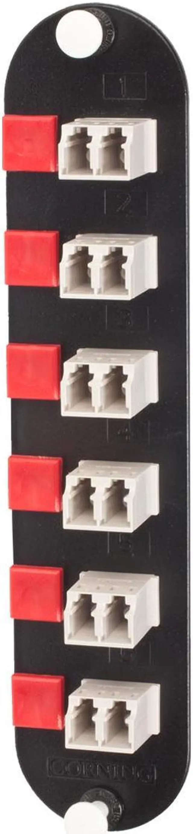 Corning CCH-CP12-A8 Closet Connector Housing Panel with 6 LC Duplex OM1 ...