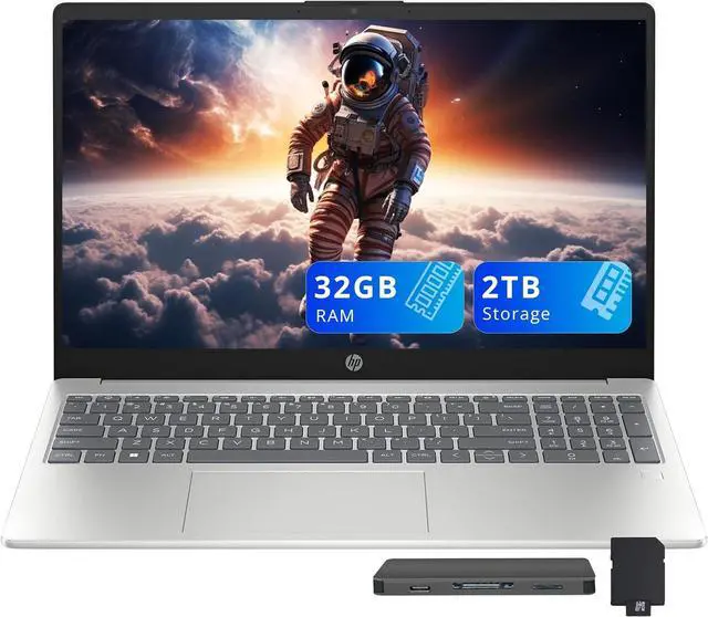 HP 15.6" FHD Business Laptop, Intel Core i3 N305, 32GB DDR4, 2TB ...