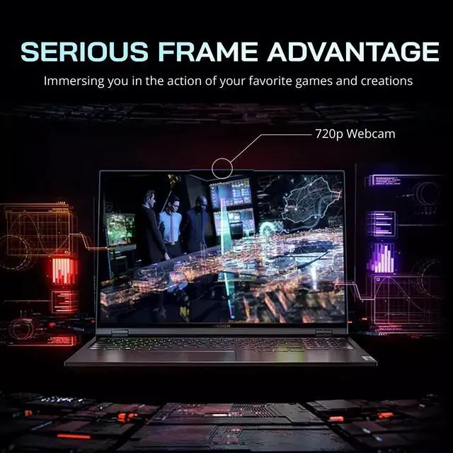 Lenovo Legion 5 Pro 16" QHD 165Hz Gaming Laptop, AMD Ryzen 7 6800H ...