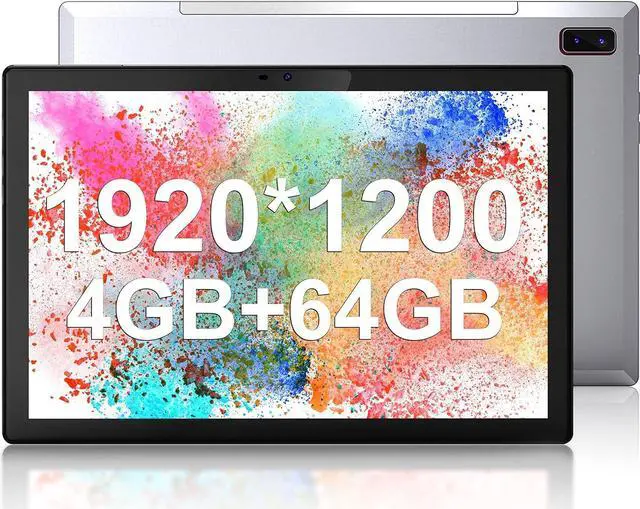 BYYBUO Tablet 10.1 inch Android 12 Tablets, 4GB RAM+64GB ROM, 1920x1200 ...