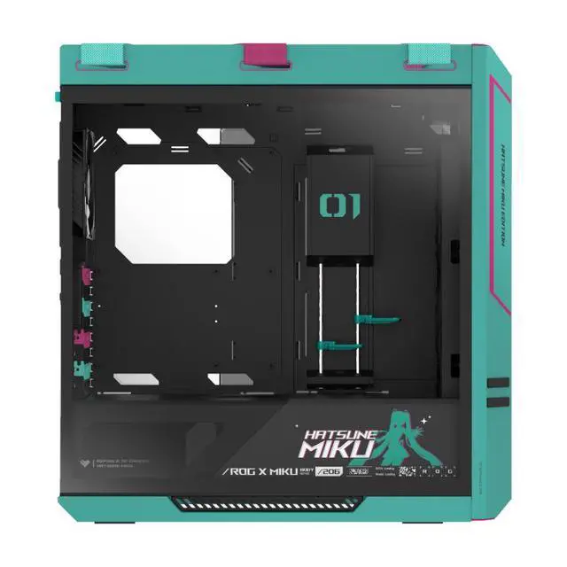 ASUS ROG Strix Helios GX601S HATSUNE MIKU Edition RGB Mid-Tower ...