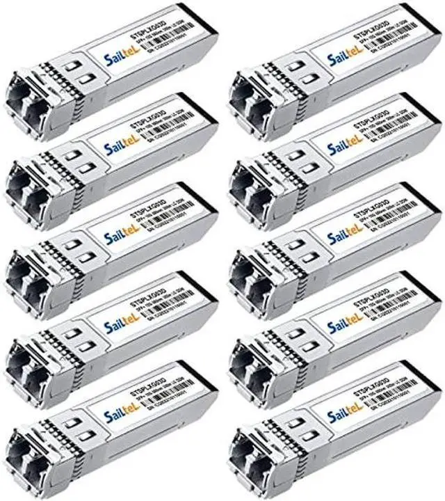 10GBase-SR SFP+ Transceiver, Gigabit Multimode SFP LC Duplex ...