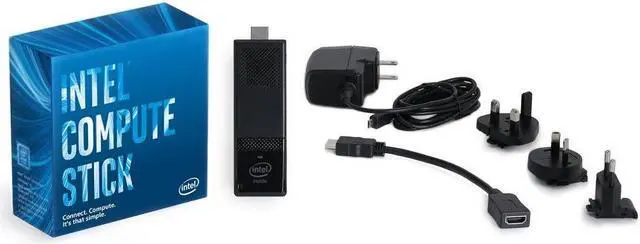 Intel Compute Stick CS125 Computer with Intel Atom x5 Processor and ...