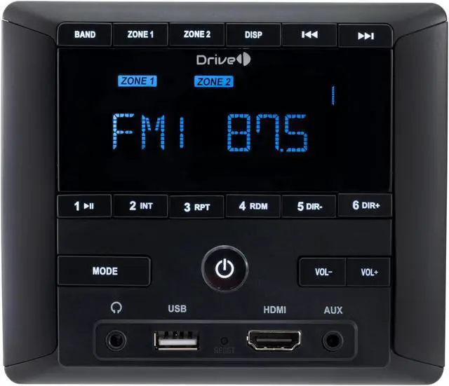 RecPro RV Stereo AM/FM Radio with Bluetooth | Aux-in | HDMI | 4-Channel ...
