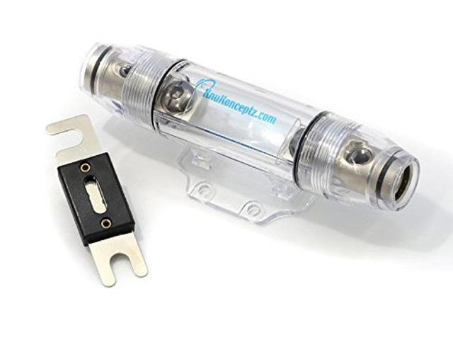 4 Gauge Amp Wiring Kit KnuKonceptz KCA 1/0 Gauge Complete 2 Channel ...