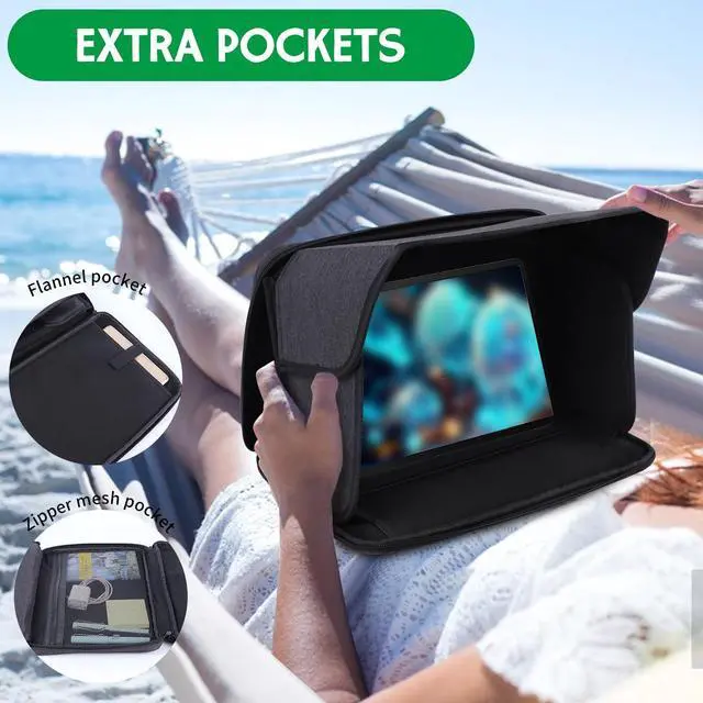YUMTIM iPad Sun Shade Tablet Sleeve Case for 8-8.5 inch, iPad Sun Glare ...