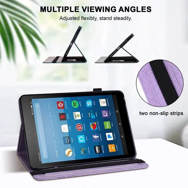 TUOLISG for Kindle Fire HD 8 Tablet Case 8th/7th/6th Generation 8 inch ...