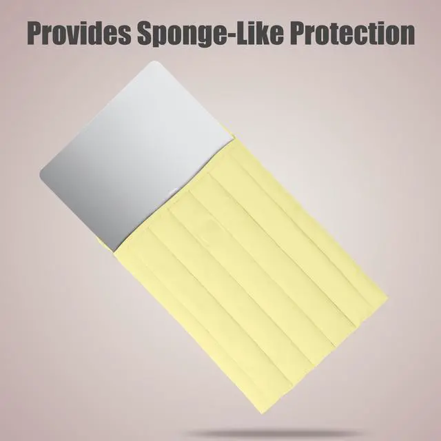 Puffy Laptop Sleeve 15-16 Inch Yellow, Protective Carrying Case for Men ...