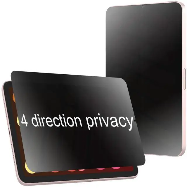 BWEDXEZ 360 Degree Matte Privacy Screen Protector for iPad Mini 7th ...