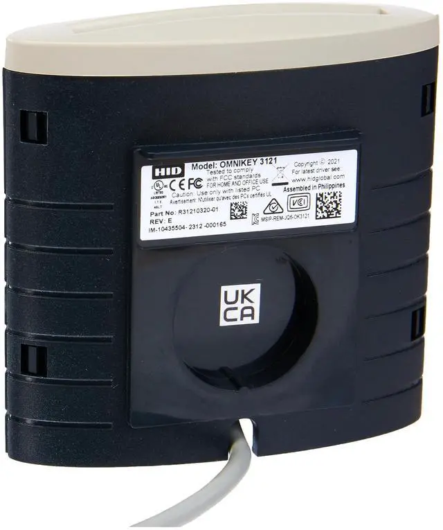 HID OMNIKEY 3121 R31210320-01 Smart Card Reader - USB 3. 0 - Gray ...