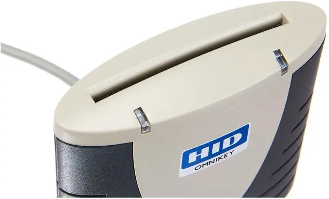 HID OMNIKEY 3121 R31210320-01 Smart Card Reader - USB 3. 0 - Gray ...