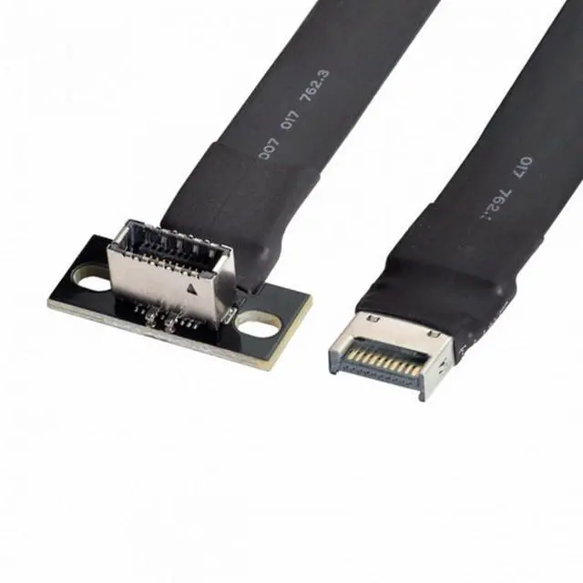 CY Cable USB 3.2 Type-E IDC 20Pin Front Panel Header Male to Female ...
