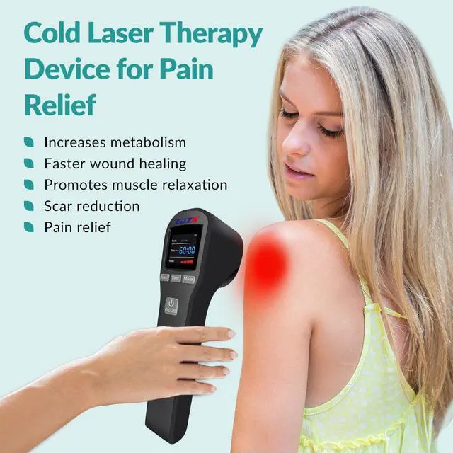 ZJZK Laser Therapy Machine For Arthritis In Hands 4X808Nm 16X650Nm Laser Muscle Therapy Improve ...