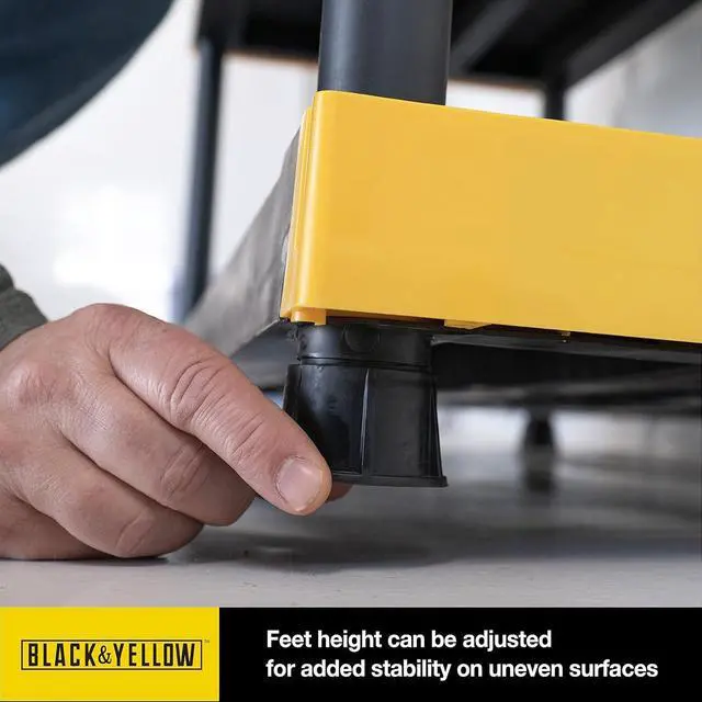 Black & Yellow®, Shelving Unit and Heavy Duty Storage Containers ...